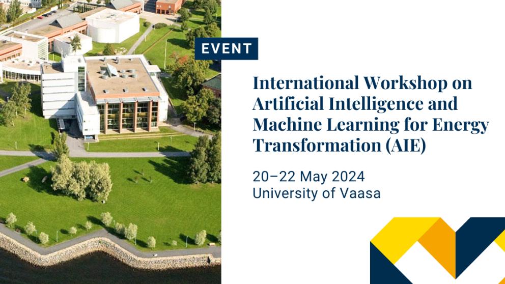 Workshop: 2024 International Workshop on Artificial Intelligence and Machine Learning for Energy ...